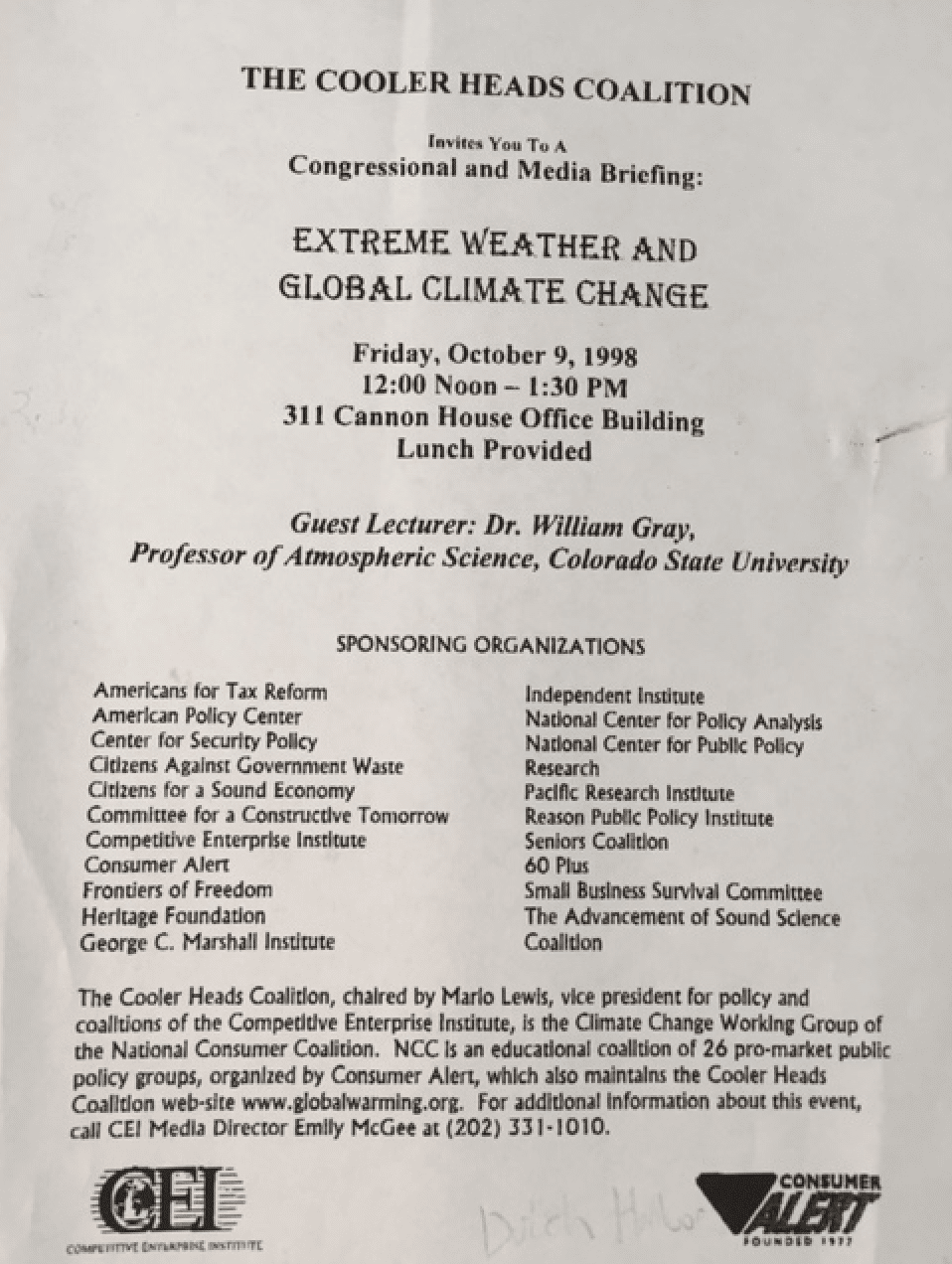 Weather Denial Documents - Climate Files